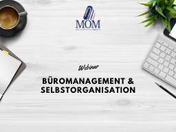 Büromanagement und Selbstorganisation - ein Webinar von Jenny Riedel